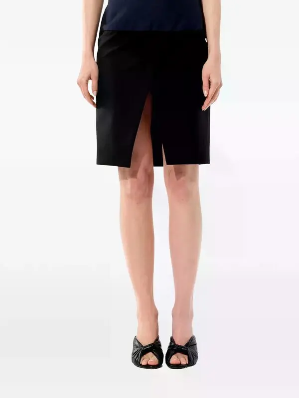 Balenciaga High-waisted Wrap-front Pencil Skirt