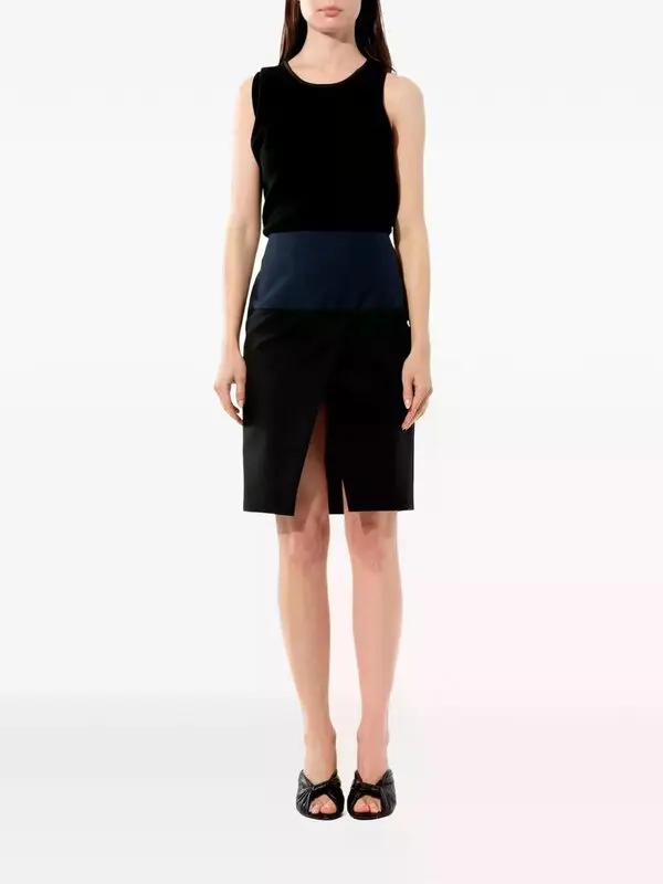 Balenciaga High-waisted Wrap-front Pencil Skirt