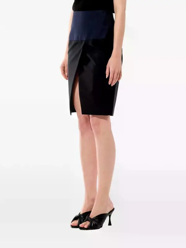 Balenciaga High-waisted Wrap-front Pencil Skirt