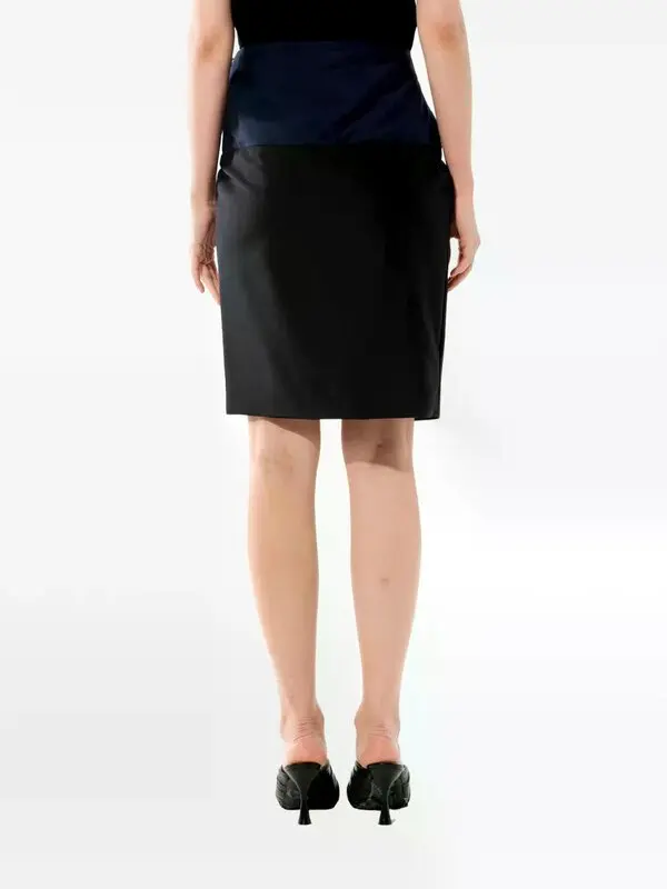 Balenciaga High-waisted Wrap-front Pencil Skirt