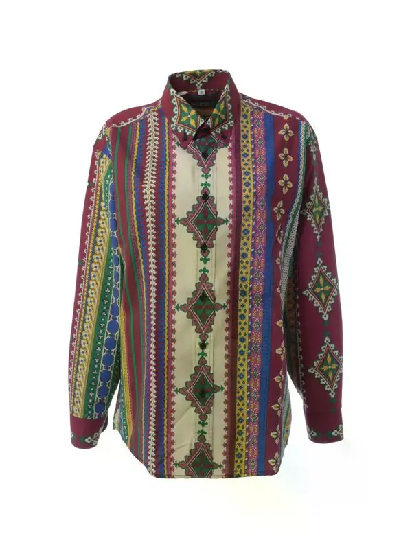 SOULEIADO Patterned Button-down Shirt