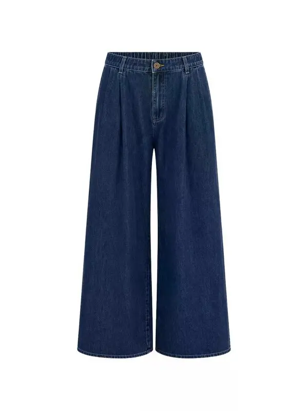 TWP Pleated Wide-leg Jeans
