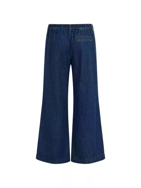 TWP Pleated Wide-leg Jeans