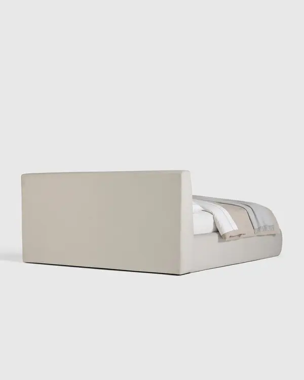 Quince Plush Low Profile Platform Bed - Ivory