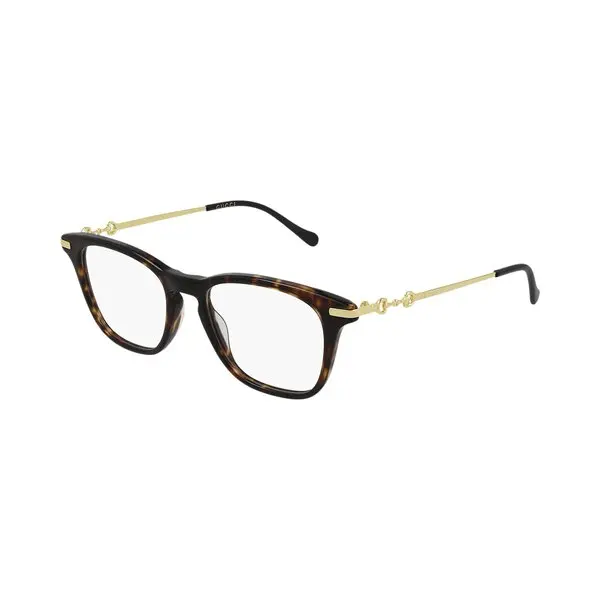 Gucci Square Frame Eyeglasses - Brown