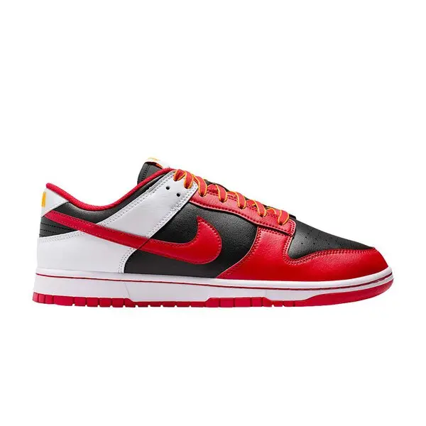 Nike Dunk Low Retro Athletic Sneakers - Red
