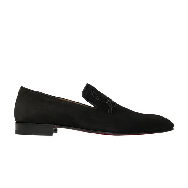 CHRISTIAN LOUBOUTIN Navy Dandelion Flat