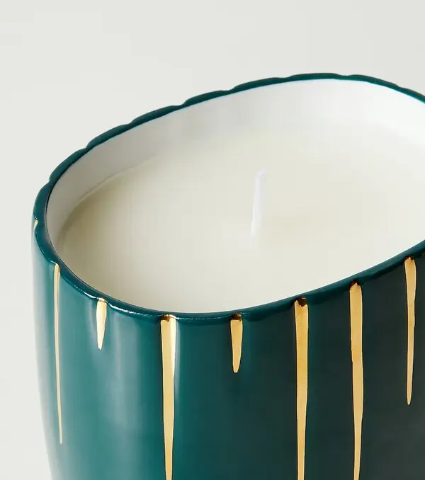 L'Objet Lito Gold-plated Porcelain Candle