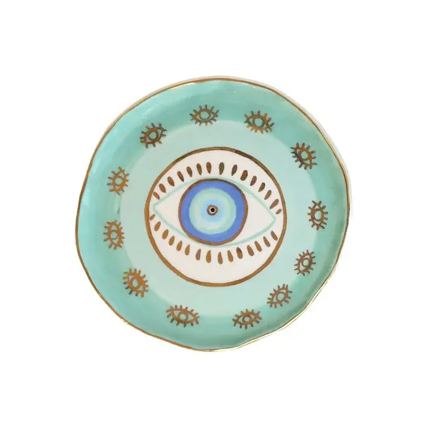 SHERIE BOUTIK Eye + Turquoise Gradient - Blue