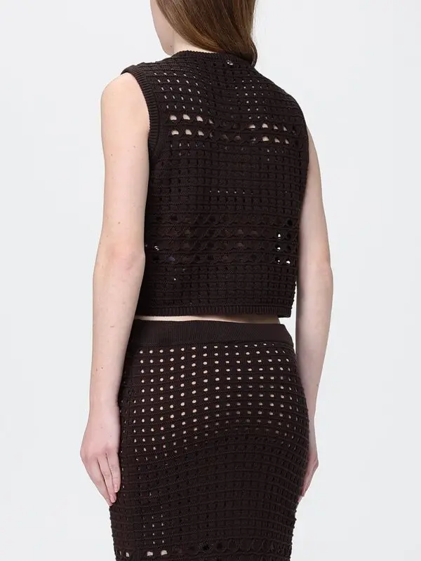 Liu Jo Perforated Cotton Sweater