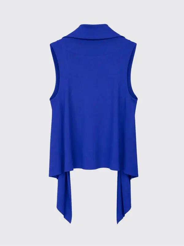 Alberta Ferretti Viscose Top With Panel - Blue