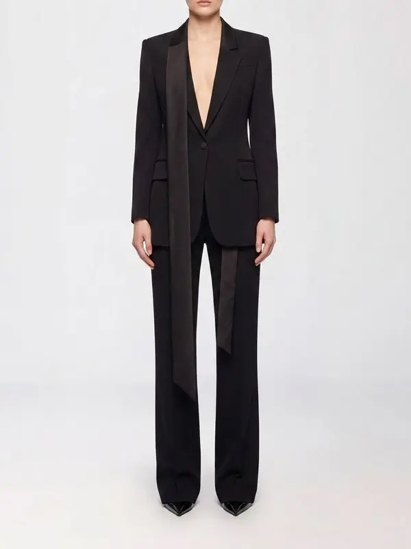 Attico Tie Detailed Blazer