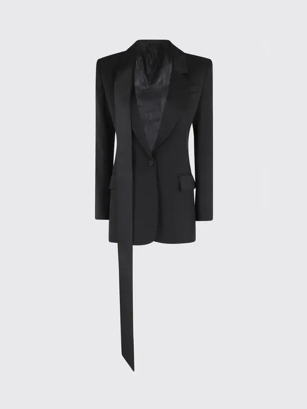 Attico Tie Detailed Blazer