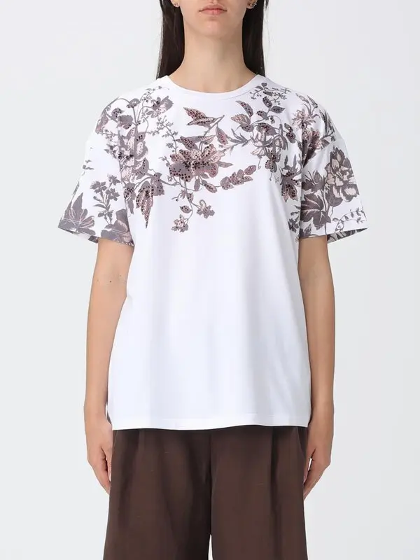 Liu Jo Floral Print Cotton T-shirt