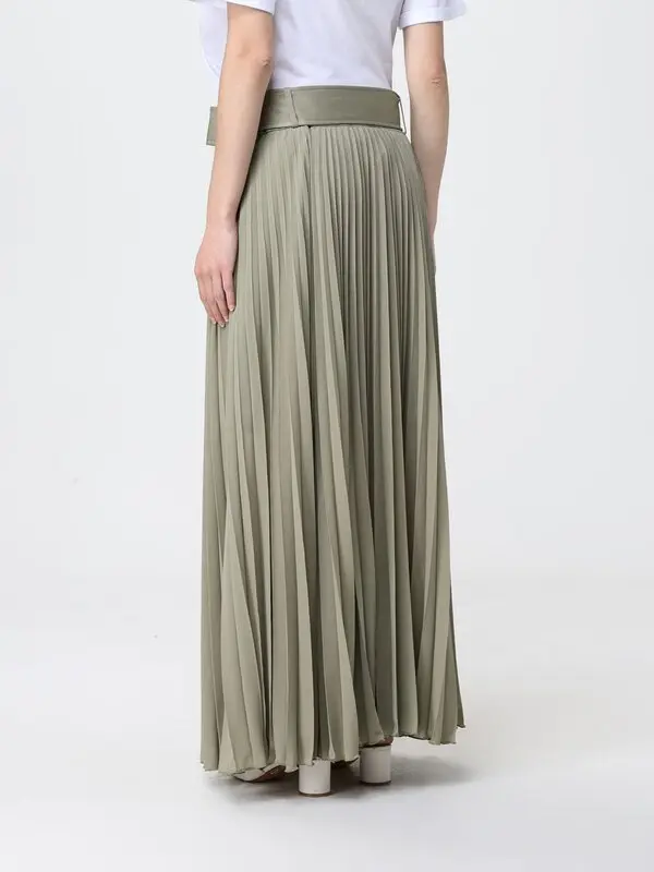 Liu Jo Pleated Maxi Skirt With Belt Detail