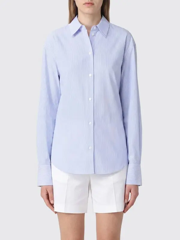 MC2 SAINT BARTH Embroidered Eyelet Shirt - Blue
