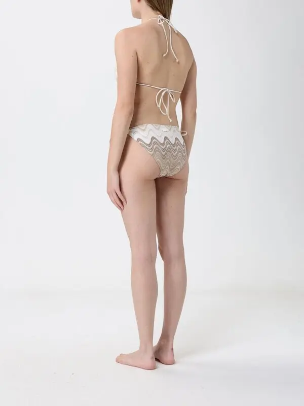 MC2 SAINT BARTH Leah Virgo Crochet Cotton Bikini - Beige