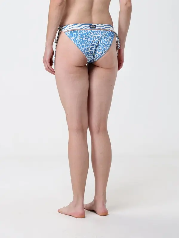 MC2 SAINT BARTH Embroidered Bikini Bottoms With Side Ties - Multicolor
