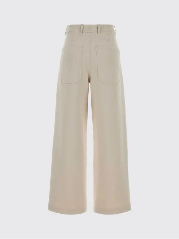 Max Mara Cotton Blend Wide-leg Trousers