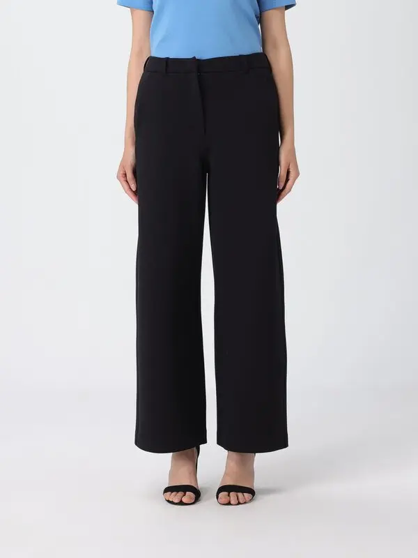 Max Mara Tailored Wide Leg Pants - Black