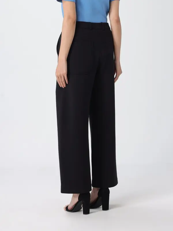 Max Mara Tailored Wide Leg Pants - Black