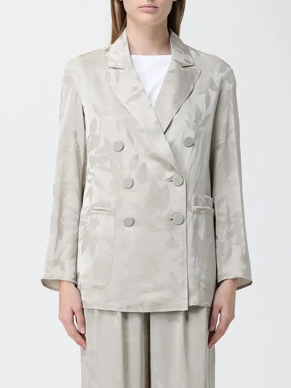 Armani Exchange Double Breasted Jacket - Dust