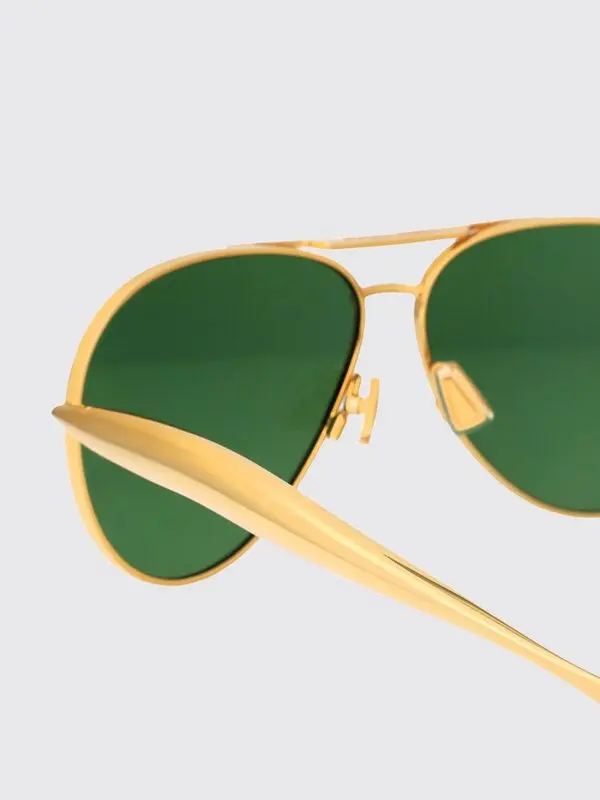 Bottega Veneta Metal Aviator Sunglasses