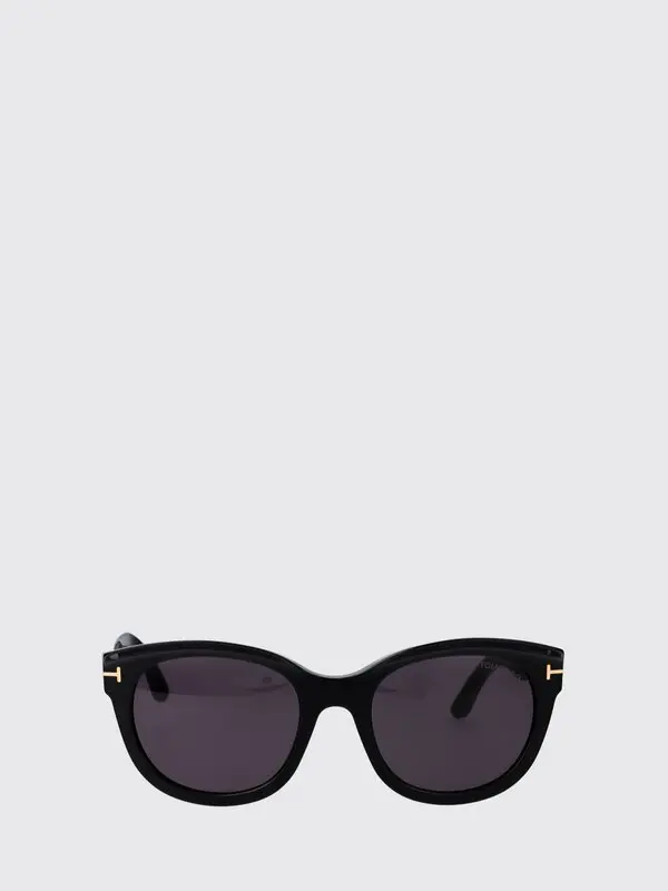 TOM FORD Rounded Cat-eye Sunglasses In Acetate - Black