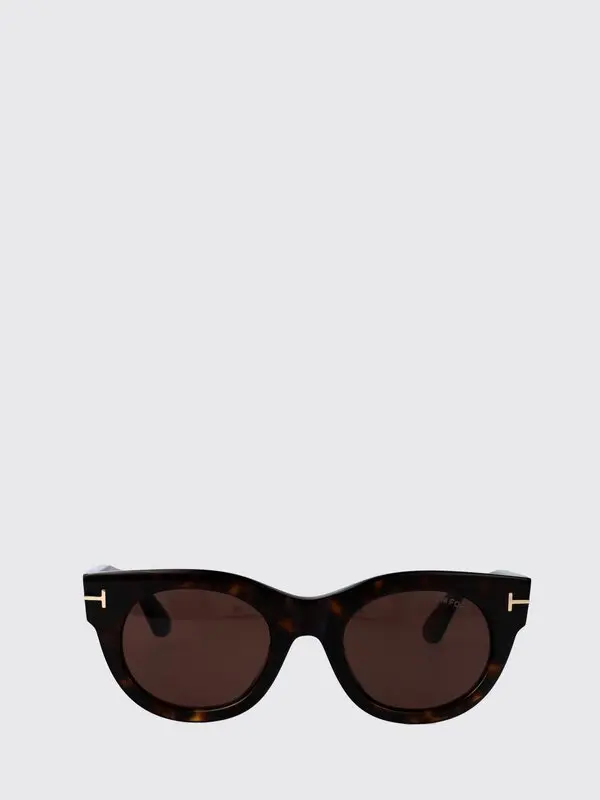 TOM FORD Acetate Cat Eye Sunglasses - Brown