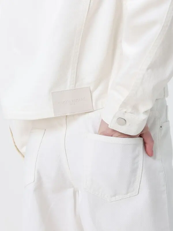 Maison Kitsuné Cotton Denim Shirt Jacket