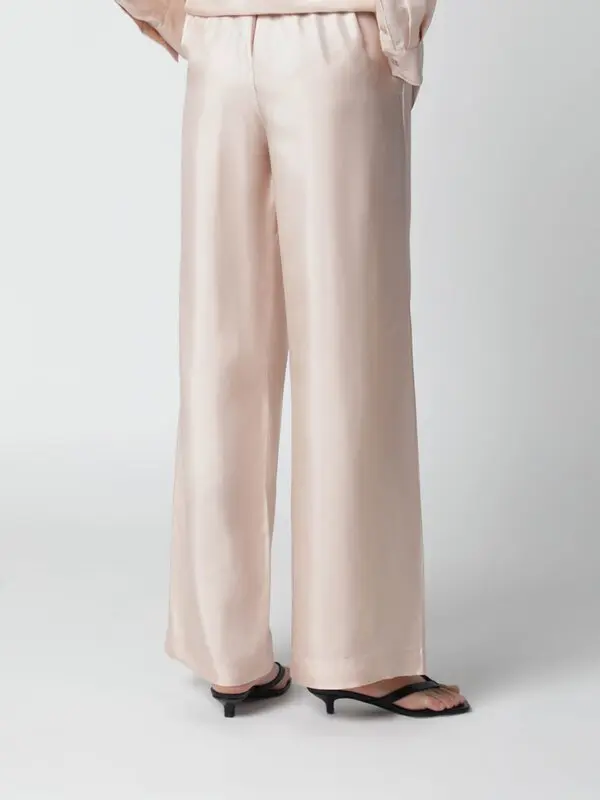 RÓHE Wide Leg Trousers - Pink