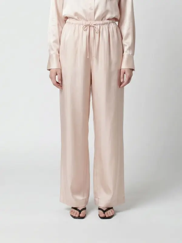 RÓHE Wide Leg Trousers - Pink
