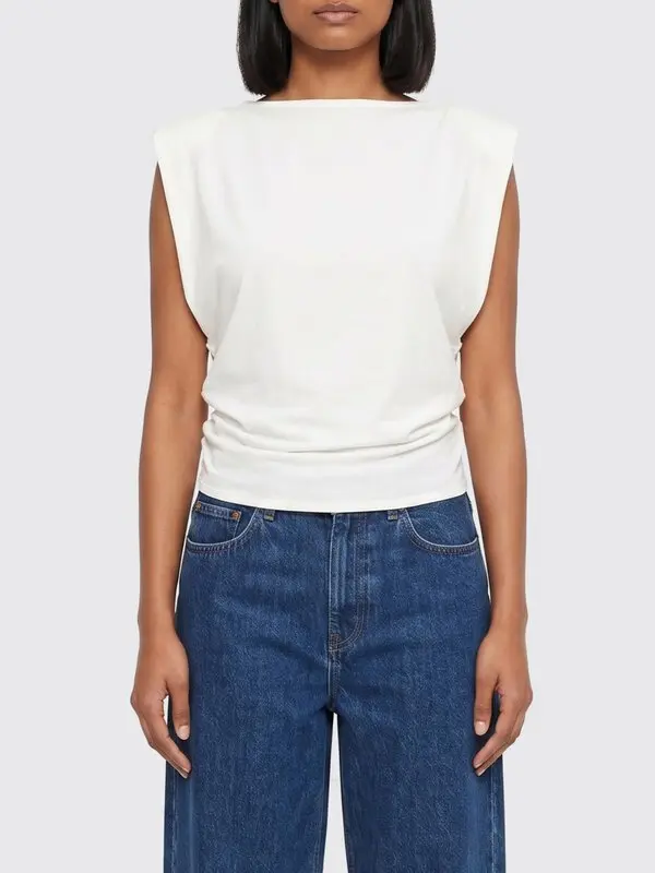 Jacquemus Sleeveless Top With Tie-fastening Straps - White