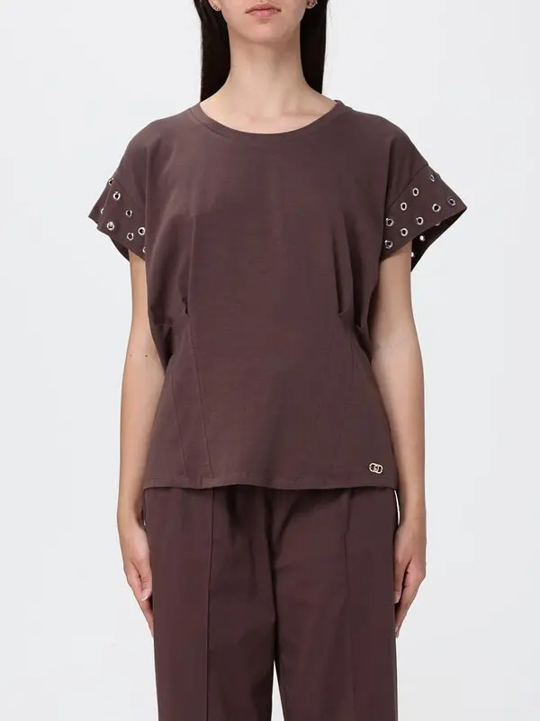Liu Jo Embellished T-shirt - Mud