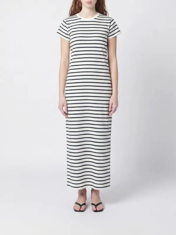 ANINE BING Striped Maxi Dress