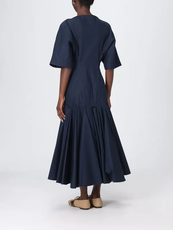 Jacquemus Cotton Midi Shirt Dress - Blue