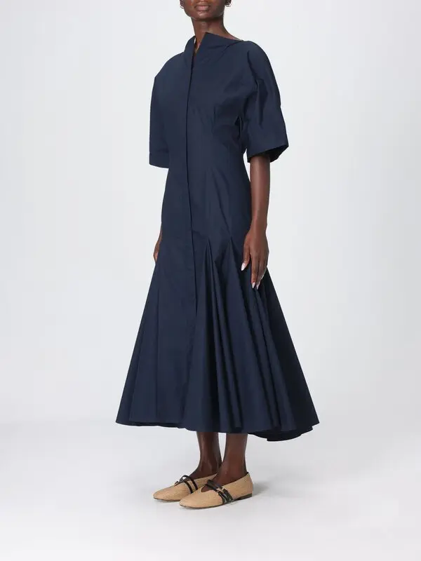 Jacquemus Cotton Midi Shirt Dress - Blue