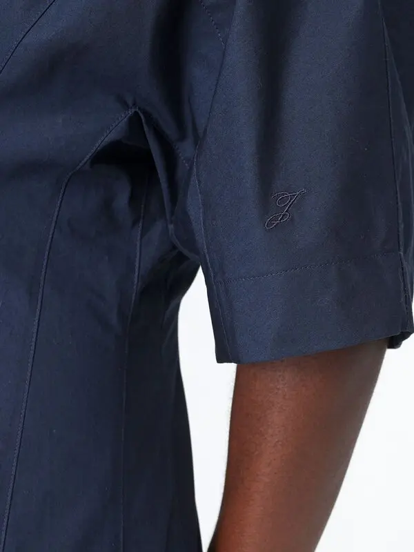 Jacquemus Cotton Midi Shirt Dress - Blue