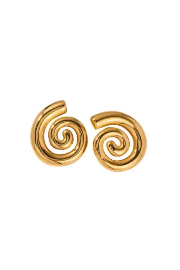 ARELLA Gaia Spiral Earrings - Gold