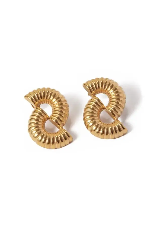 ARELLA Thea Drop Earrings - Red