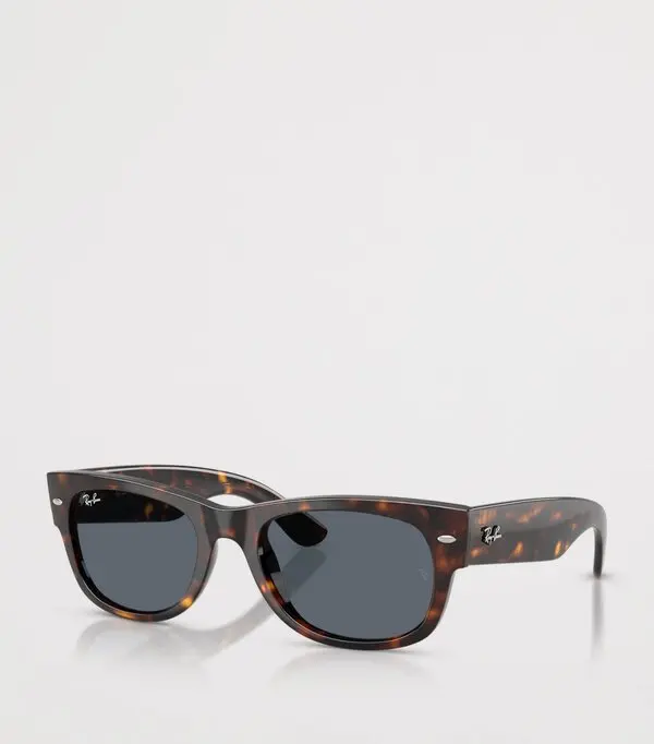 Ray-ban Mega Wayfarer Ii Square Sunglasses - Brown