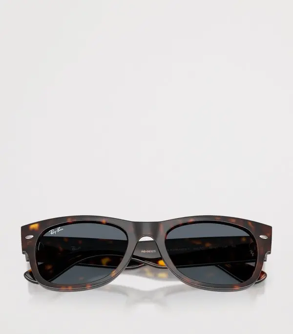 Ray-ban Mega Wayfarer Ii Square Sunglasses - Brown