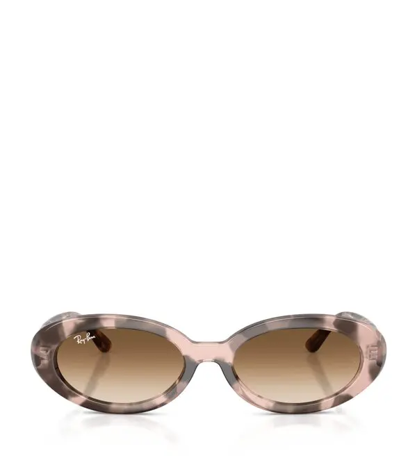 Ray-ban Rb2223 Oval Sunglasses - Pink