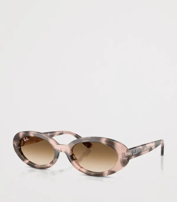 Ray-ban Rb2223 Oval Sunglasses - Pink