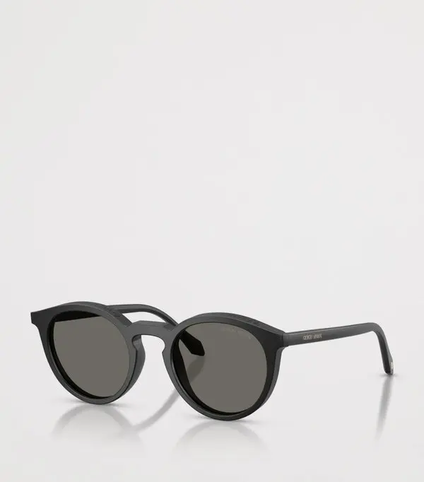 Giorgio Armani Phantos Round Frame Sunglasses