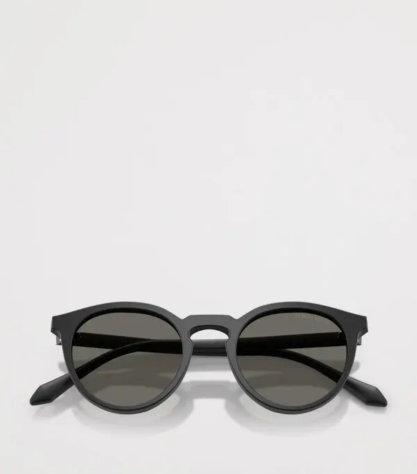 Giorgio Armani Phantos Round Frame Sunglasses