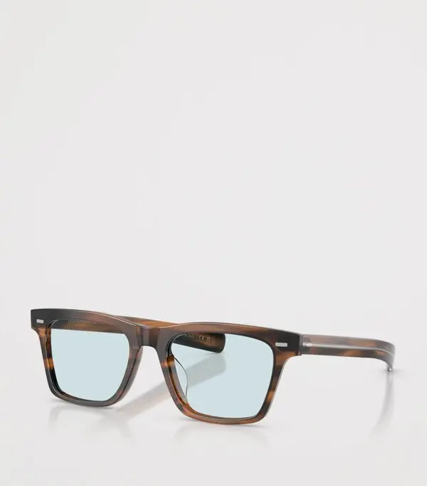 Oliver Spencer Acetate Maestro Pillow Sunglasses - Brown