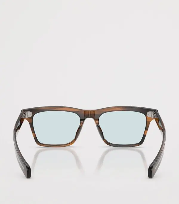 Oliver Spencer Acetate Maestro Pillow Sunglasses - Brown