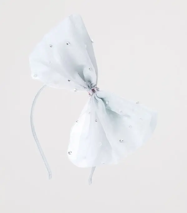 TUTU DU MONDE Embellished Tulle Bow Headband