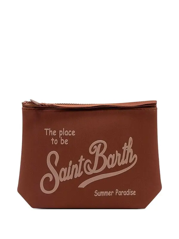 MC2 SAINT BARTH Aline Scuba Pouch - Brown